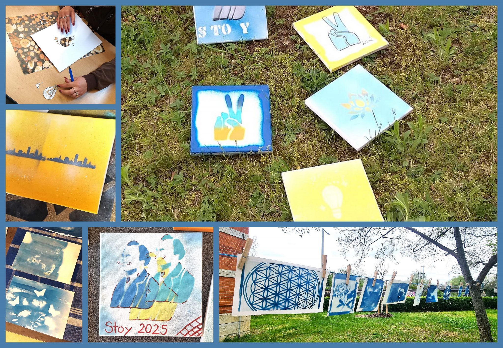 Graffiti und Blaudruck – Karl-Volkmar-Stoy-Schule Jena